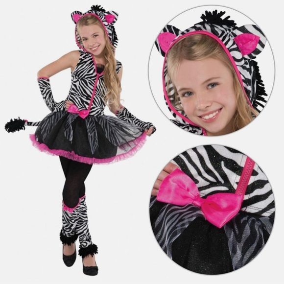 Dresses | Girls Sassy Stripe Zebra Safari Jungle Animal Fancy Dress ...